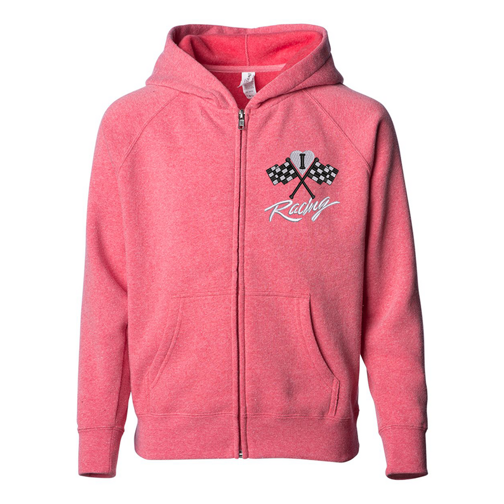 Rhinestone Sprint Car Zip Up Hoodies - Many Colors & Styles | Fearless ...